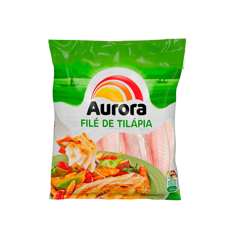 Filé de tilápia Aurora 800g | Aurora, a gente faz com gosto tudo que você gosta.