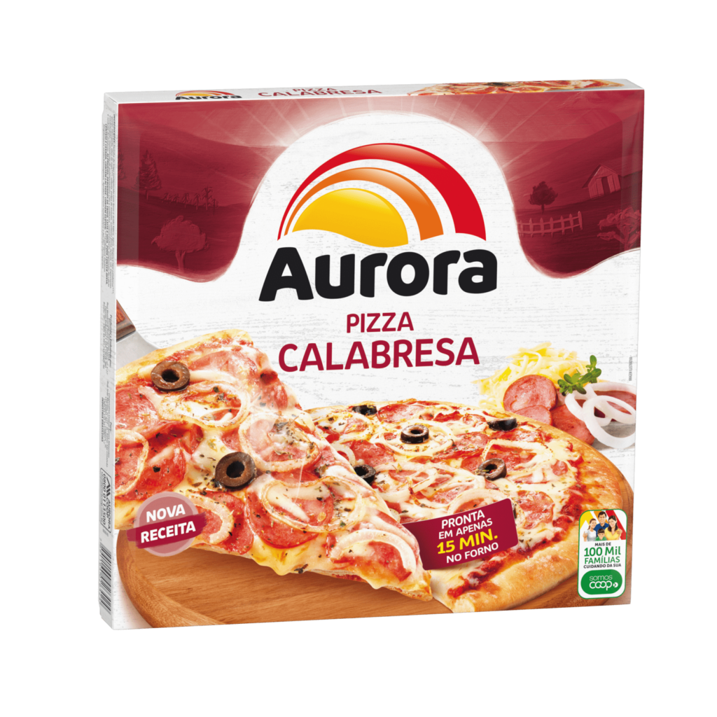 Pizza de Calabresa Aurora 460g | Aurora, a gente faz com gosto tudo que você gosta.