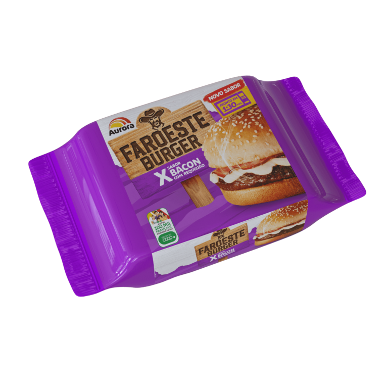 X- Faroeste Burger sabor Bacon com requeijão Aurora 145g | Aurora, a ...