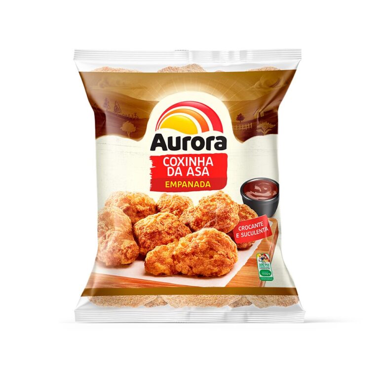 Coxinha da Asa Empanada Aurora 1,5kg | Aurora, a gente faz com gosto ...